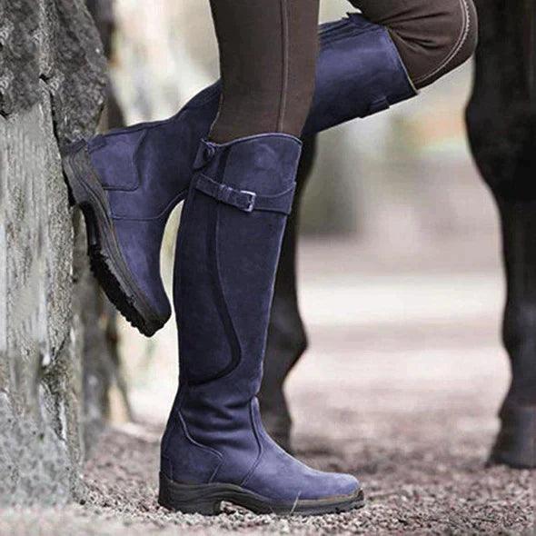 Maeve | Waterproof Leather Riding Boots – Lisa & Mark Toronto